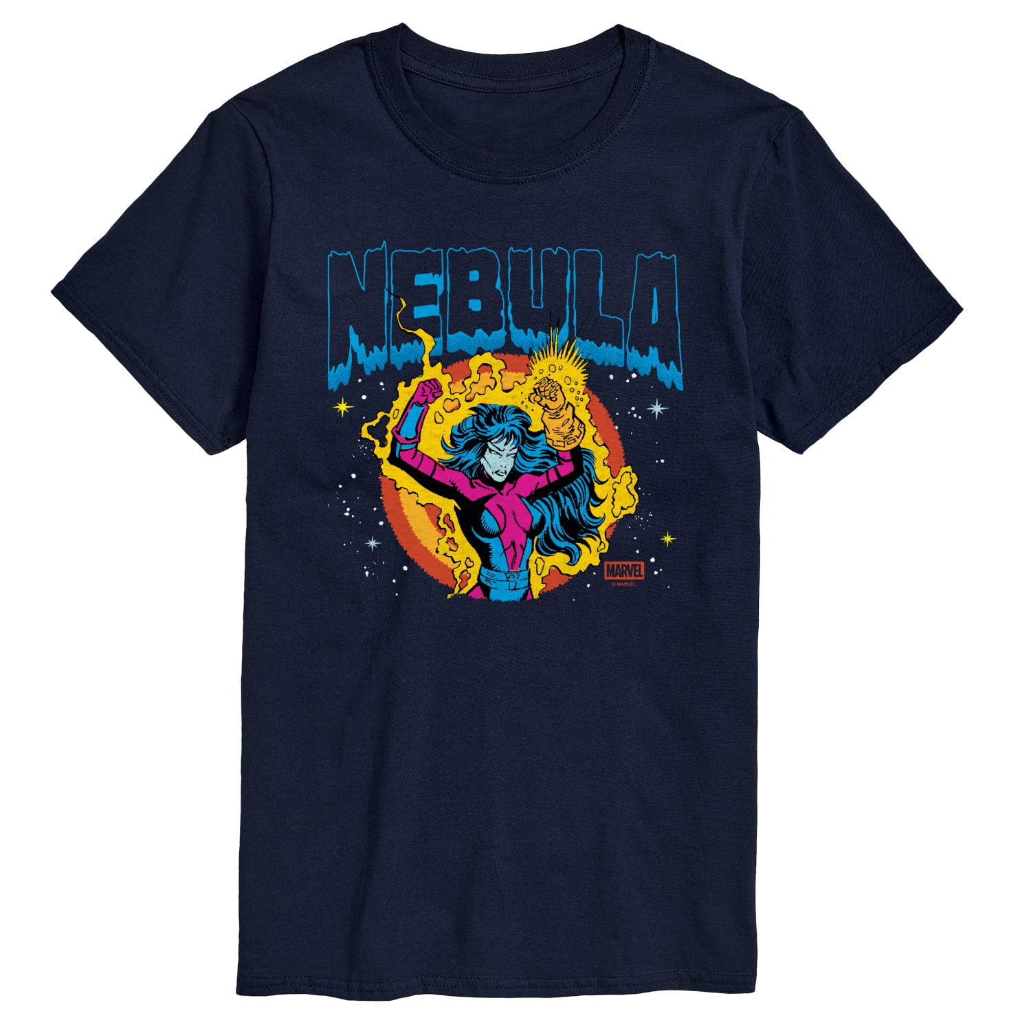 Guardians Of The Galaxy - Nebula Logo - Men's Short Sleeve Graphic T ...