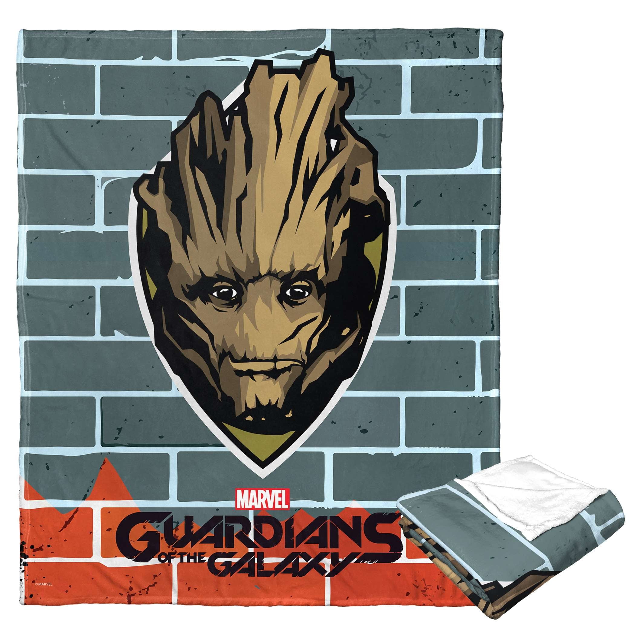 Guardians Of The Galaxy Trophy Groot Kids Silk Touch Throw Blanket ...