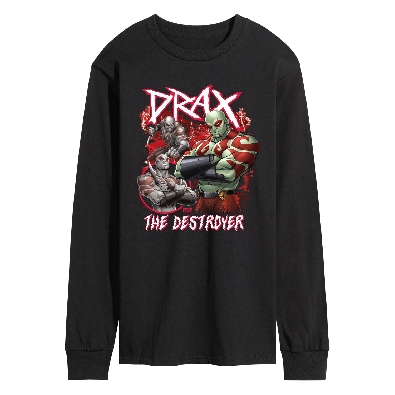 Guardians of the Galaxy - Drax Wrestling - Men's Long Sleeve Graphic T ...