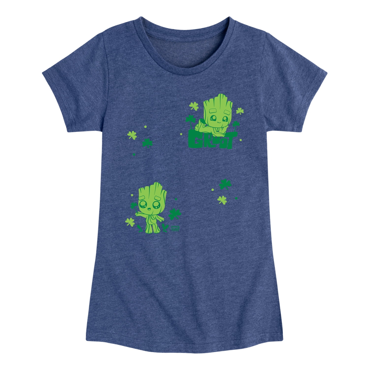 Guardians of the Galaxy - Groot Shamrock - Youth Girls Fitted Short ...