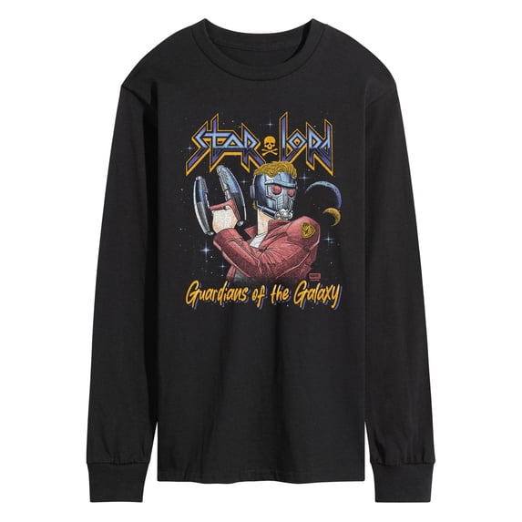 Guardians of the Galaxy - Star Lord Metal - Men's Long Sleeve Graphic T ...