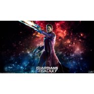 Guardians of Galaxy Gamora Star-Lord Nebula Edible Cake Topper Image ...