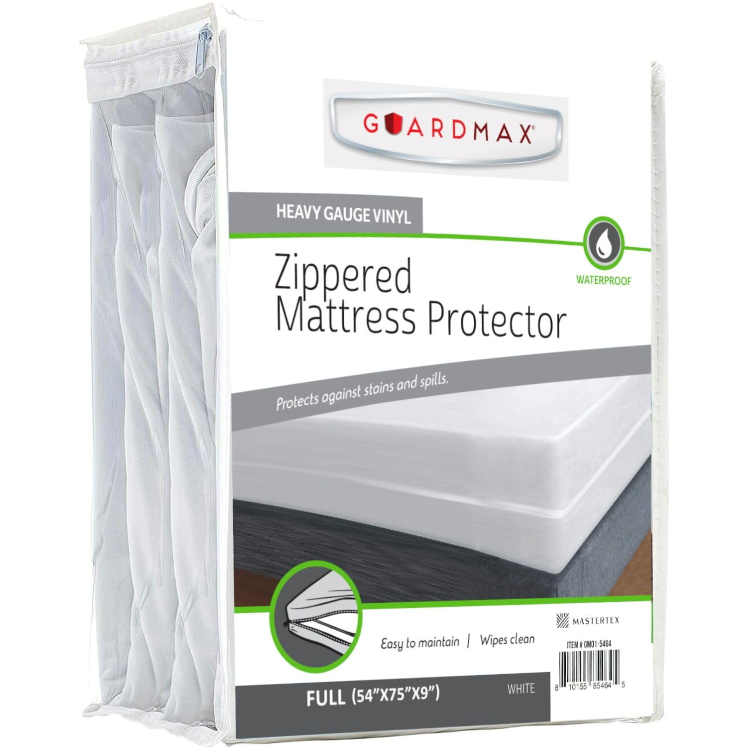 Guardmax Heavy Duty Vinyl Full Zippered Mattress Encasement ...