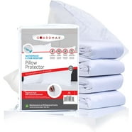 Evolon Allergy Pillow Protector | 2 Pack Standard Zippered Encasement | Dust Mite, Bed Bug, and ...