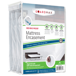 Slumberfy King Size Waterproof Mattress Encasement Bamboo Fabric 360 EZ Zipper Bed Bug Protection 76x80 in Walmart