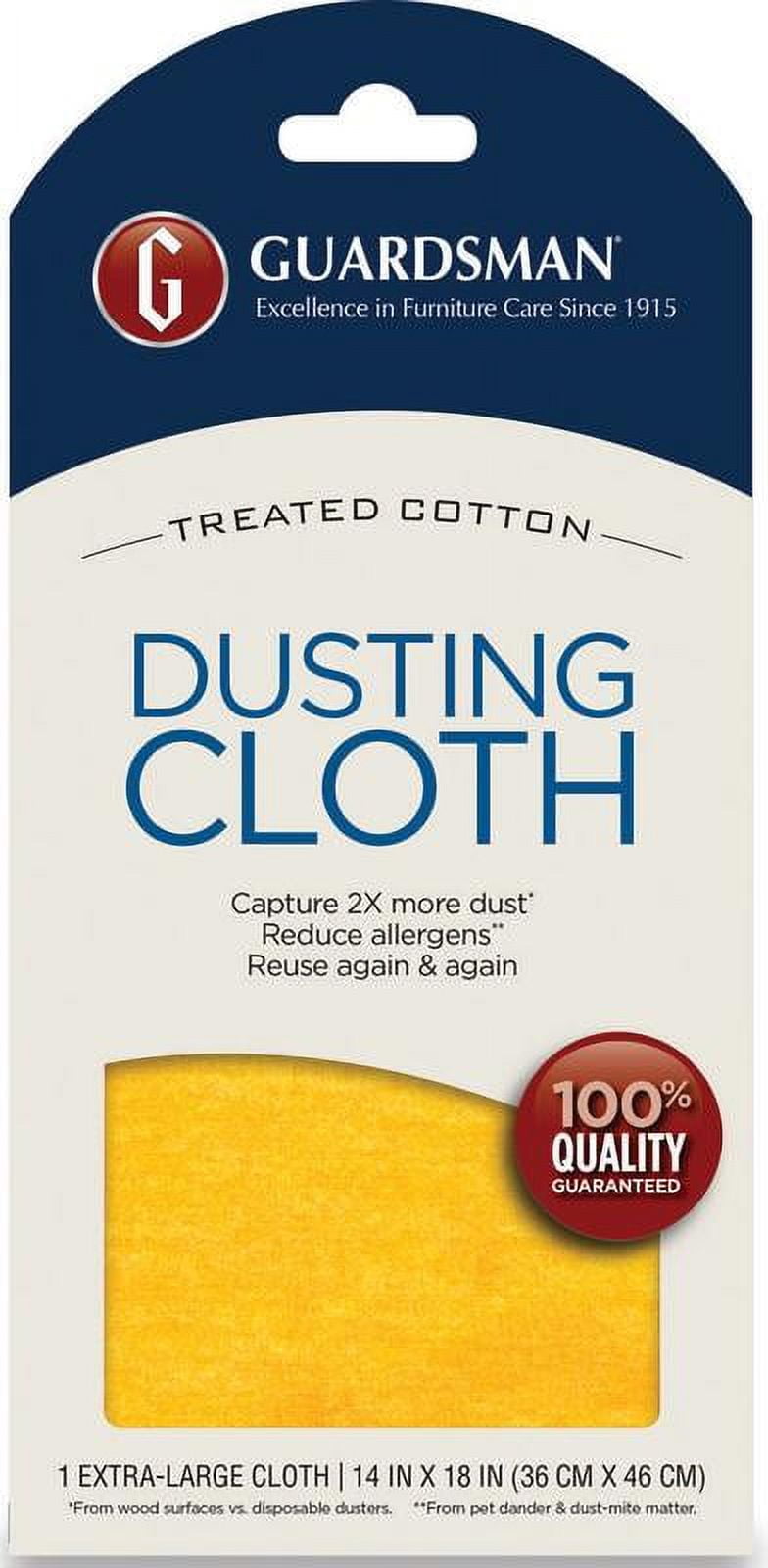 Guardsman 462100 Dusting Cloth, 18 in L, 14 in W, Cotton Yellow ...