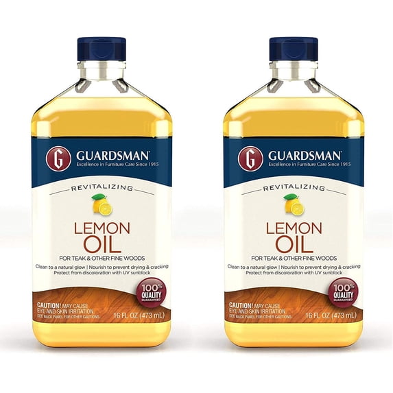 Guardsman Revitalizing Lemon Oil Wood Furniture Polish & Natural ...