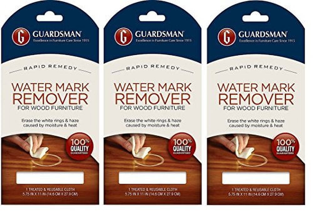 Guardsman Water Mark Remover Cloth - Erase White Rings & Haze Caused By ...