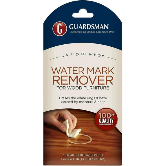 Guardsman Water Mark Remover Cloth - Erase White Rings & Haze Caused by ...