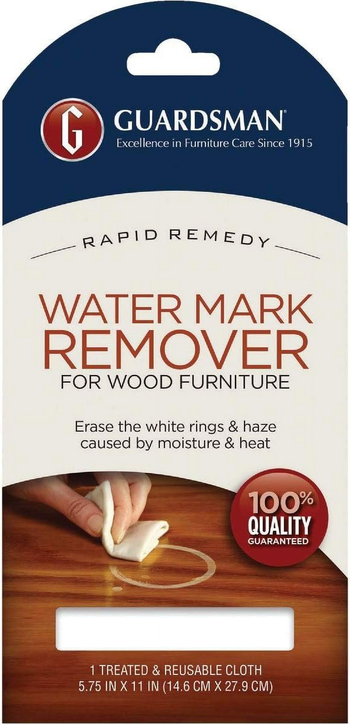 Guardsman Water Mark Remover Cloth - Erase White Rings & Haze Caused By ...