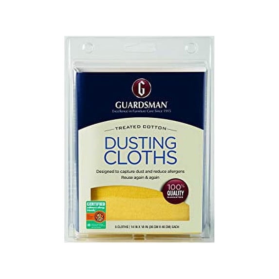 Guardsman Wood Furniture Dusting Cloths - 5 Pre-Treated Cloth ...