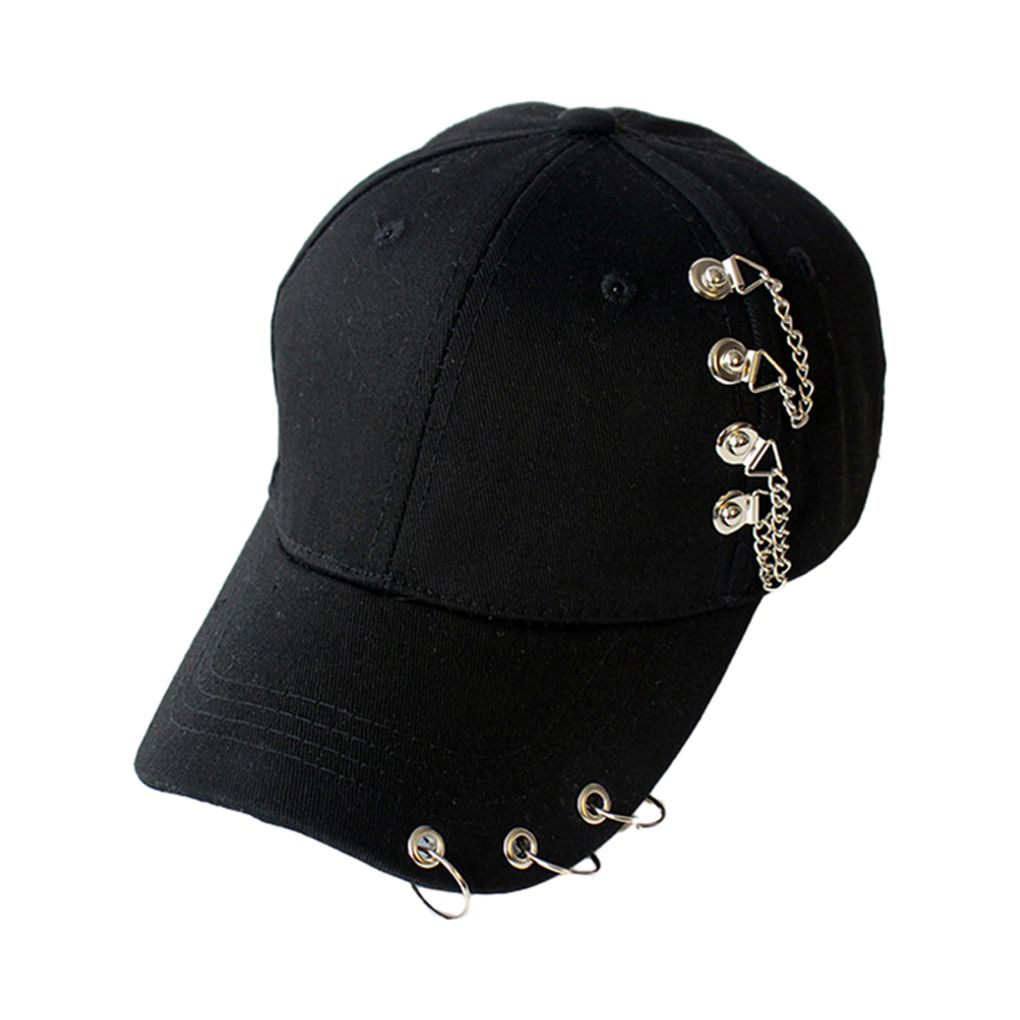Guardung Cotton Hip Hop Style Baseball Cap With Ring Baseball Decor Hat ...