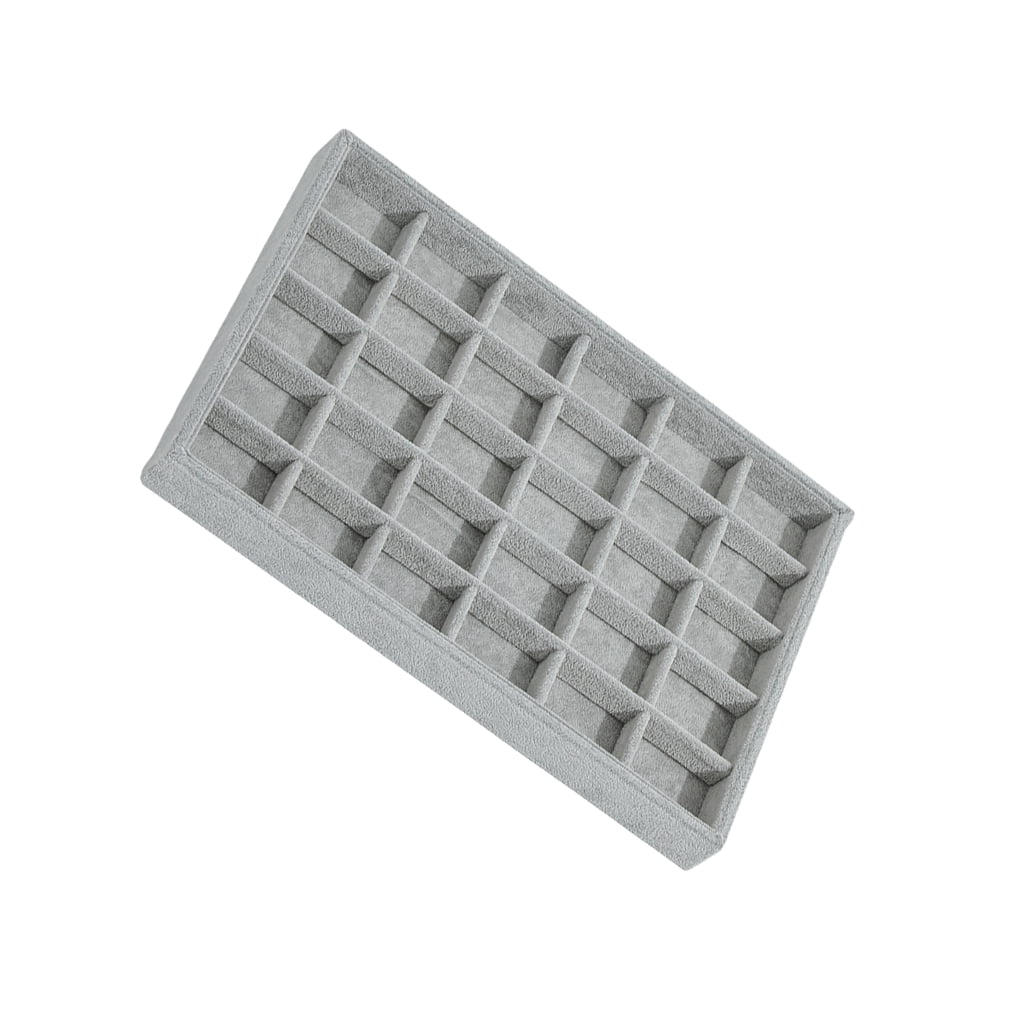 Guardung Velvet Display Tray Exquisite Craft Large Capacity Display ...