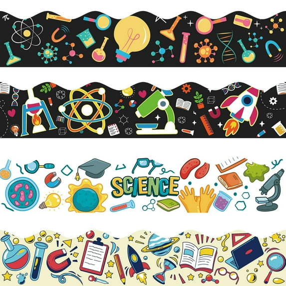 GuassLee 120Ft Bulletin Board Decorations Science Bulletin Board ...