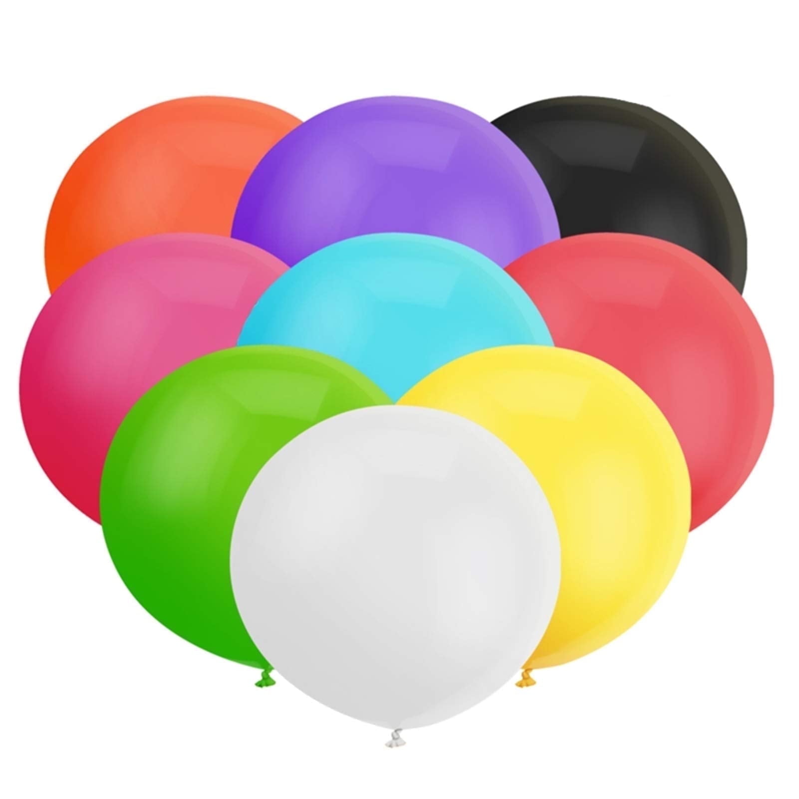 GuassLee 24pcs 18 Inch Big Balloons Assorted Large Latex Balloons Giant ...