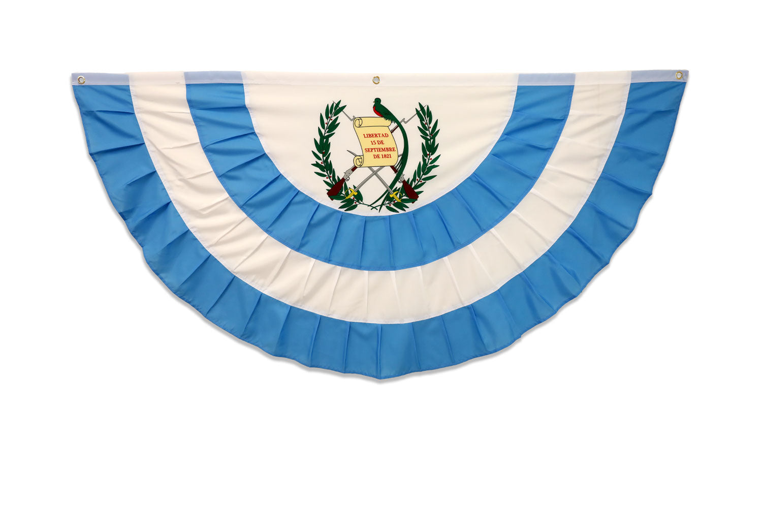 Guatemala 3x6ft Pleated Bunting Flag - Walmart.com