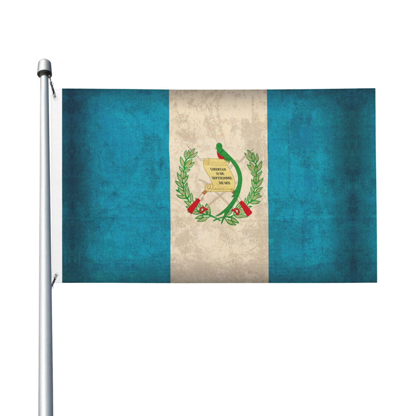 Guatemala Flag Proud Guatemalan Vintage Flags 3 X 5 Foot Printed Bright ...