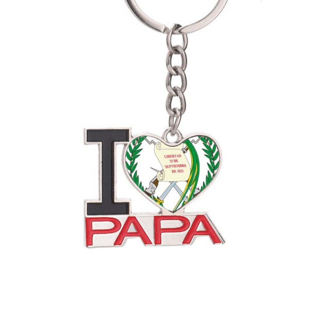 Guatemala National Emblem Country Keychain Metal Keyring Holder Love ...
