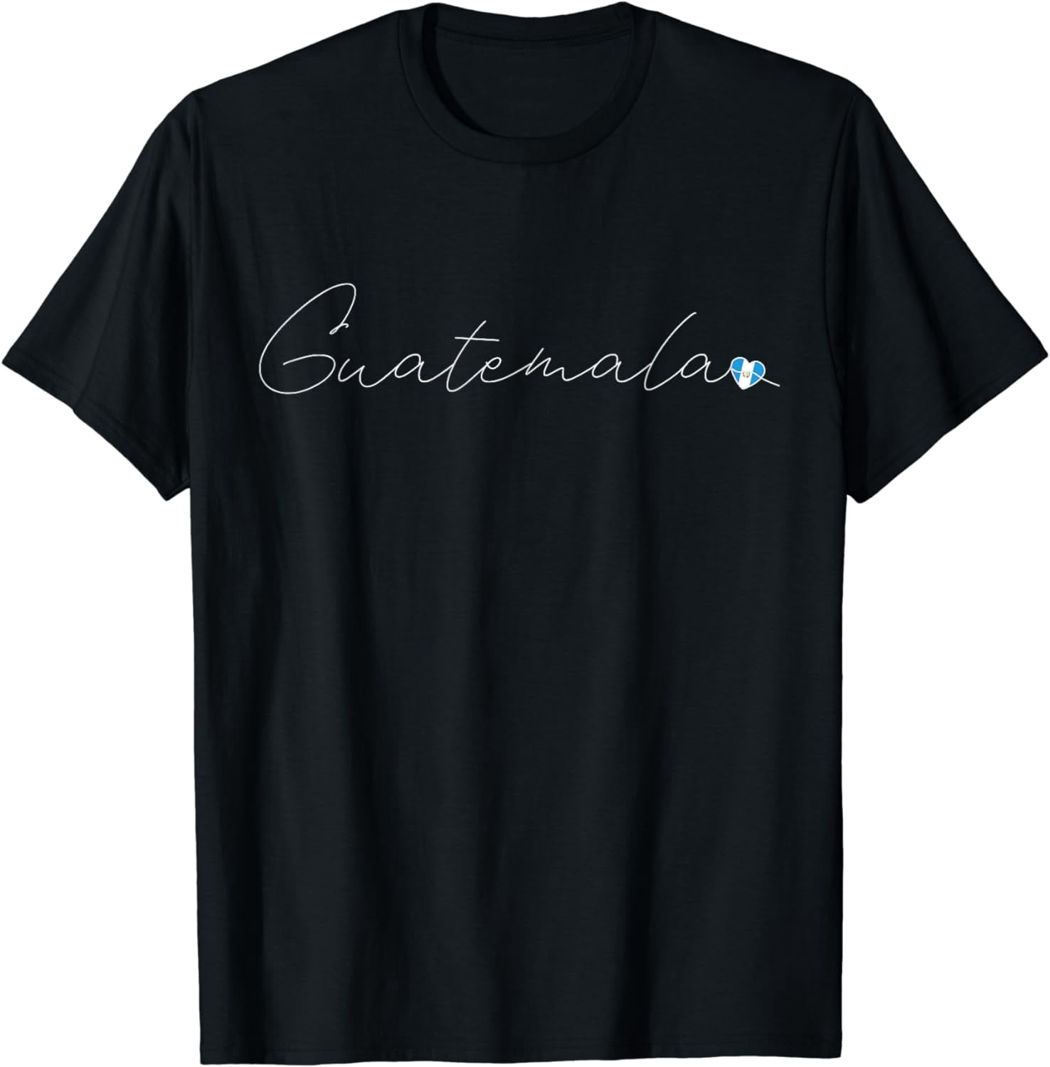 Guatemala Simple Love Guatemalan Flag Heart on Guatemala T-Shirt ...