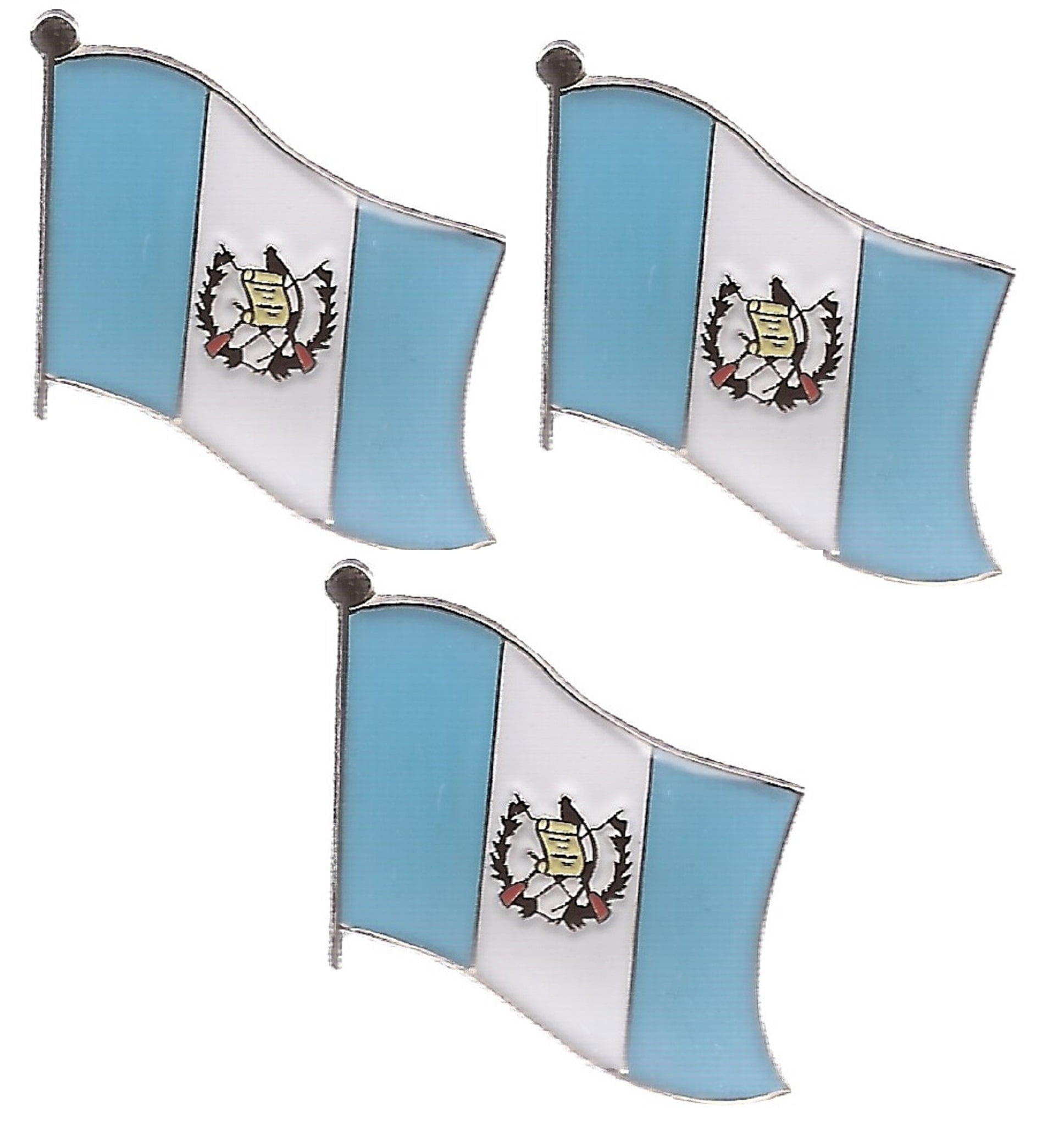 Guatemala Single Flag Lapel Pins, pack of 3 - Walmart.com