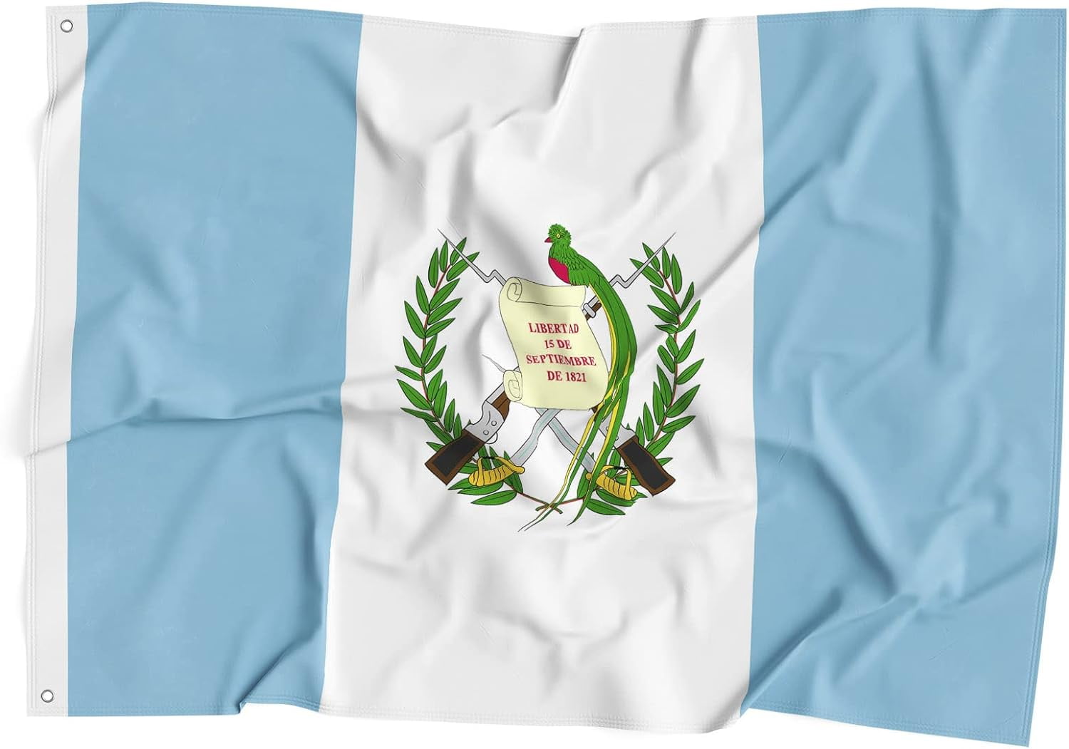 Guatemalan Flag Guatemala National Flag Polyester Fiber 3x5 Feet Flag ...