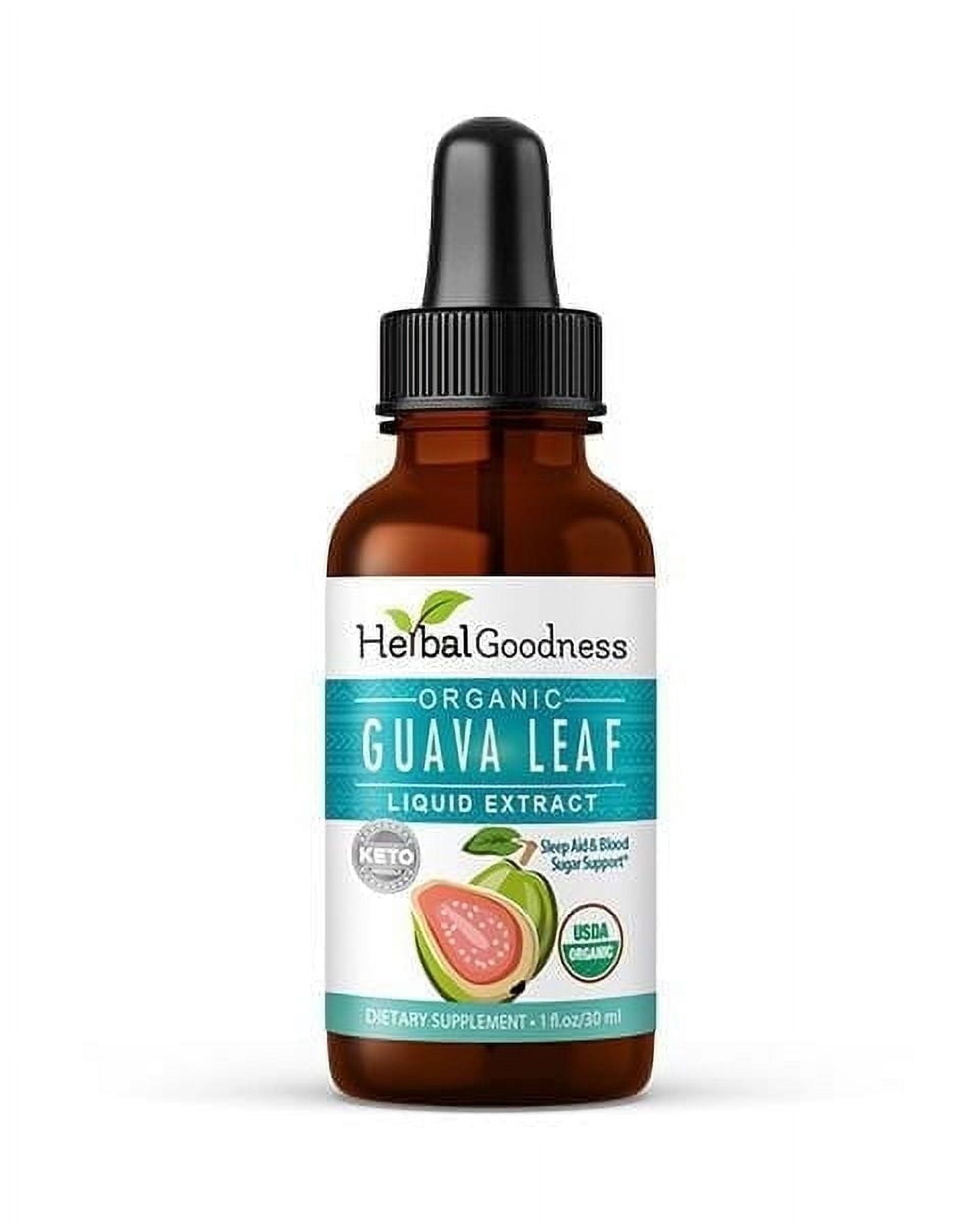 Organic Guava Leaf Extract 1 fl.oz - Hojas de Guayaba, Healthy ...