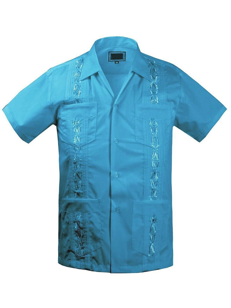 Guayabera Boys & Kids Cuban Beach Wedding Casual Short Sleeve Button Up ...