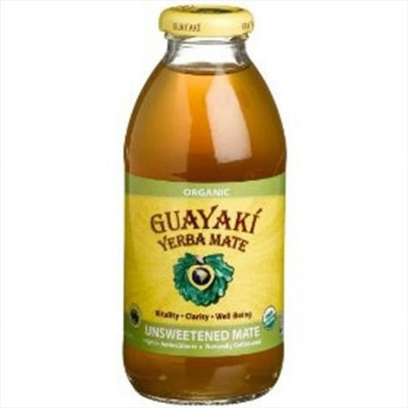 Guayaki Tea Iced Mate Unsweetened 16-Ounce -Pack of 12 - Walmart.com