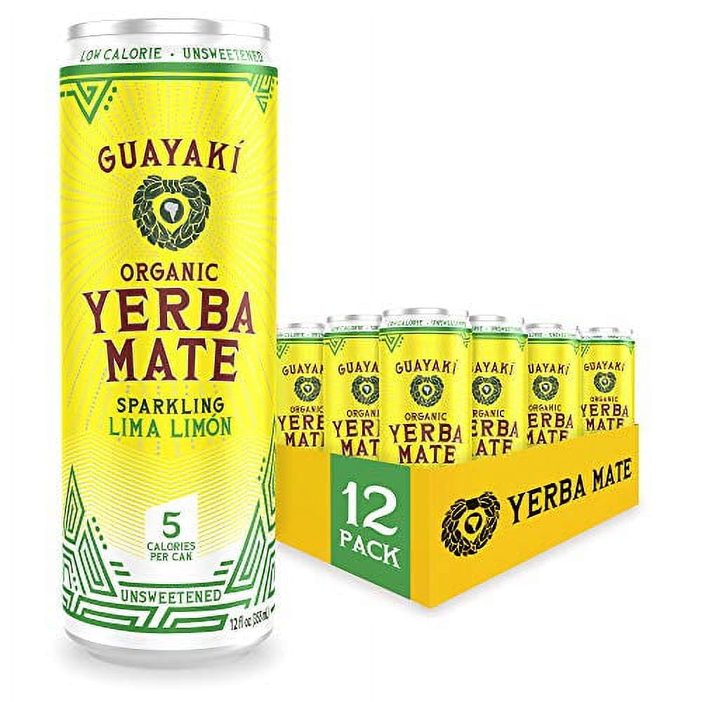 Guayaki Yerba Mate, Sparkling Clean Energy Drink Alternative, Organic ...