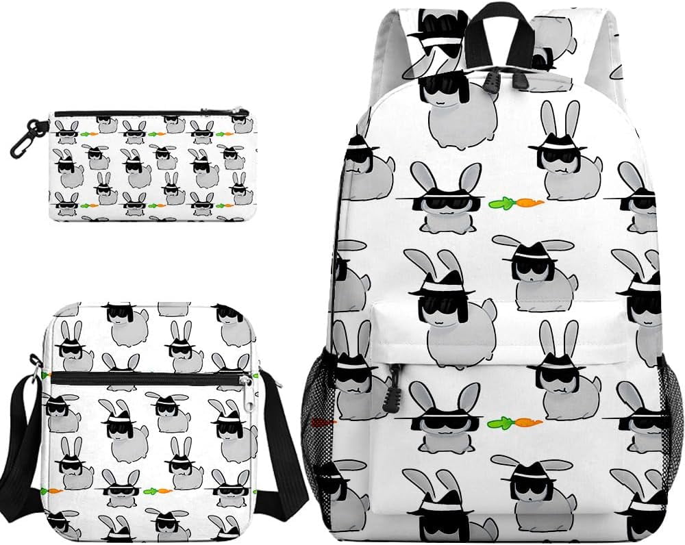 Gubby Backpack 3 Pieces Set With Lunch Box And Pencil Pouch Combination ...