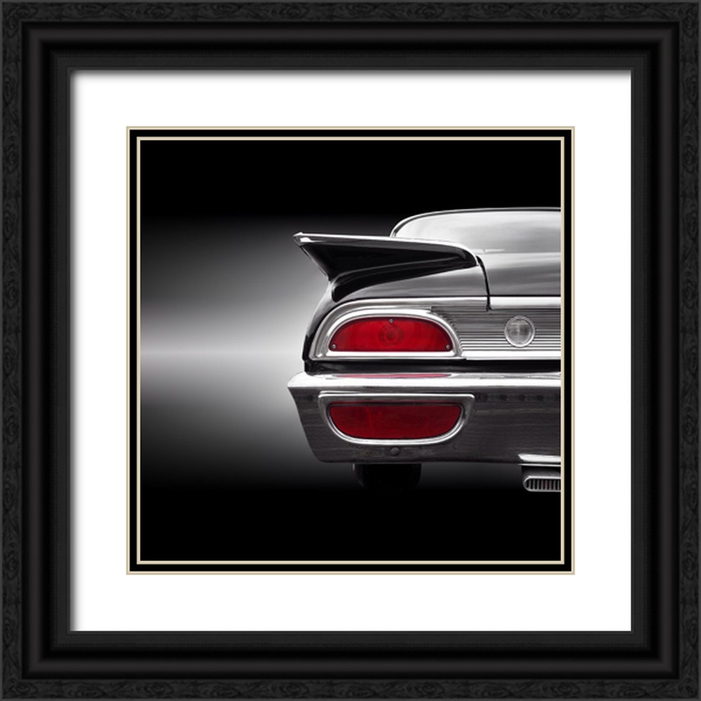 Gube, Beate 12x12 Black Ornate Wood Framed with Double Matting Museum ...