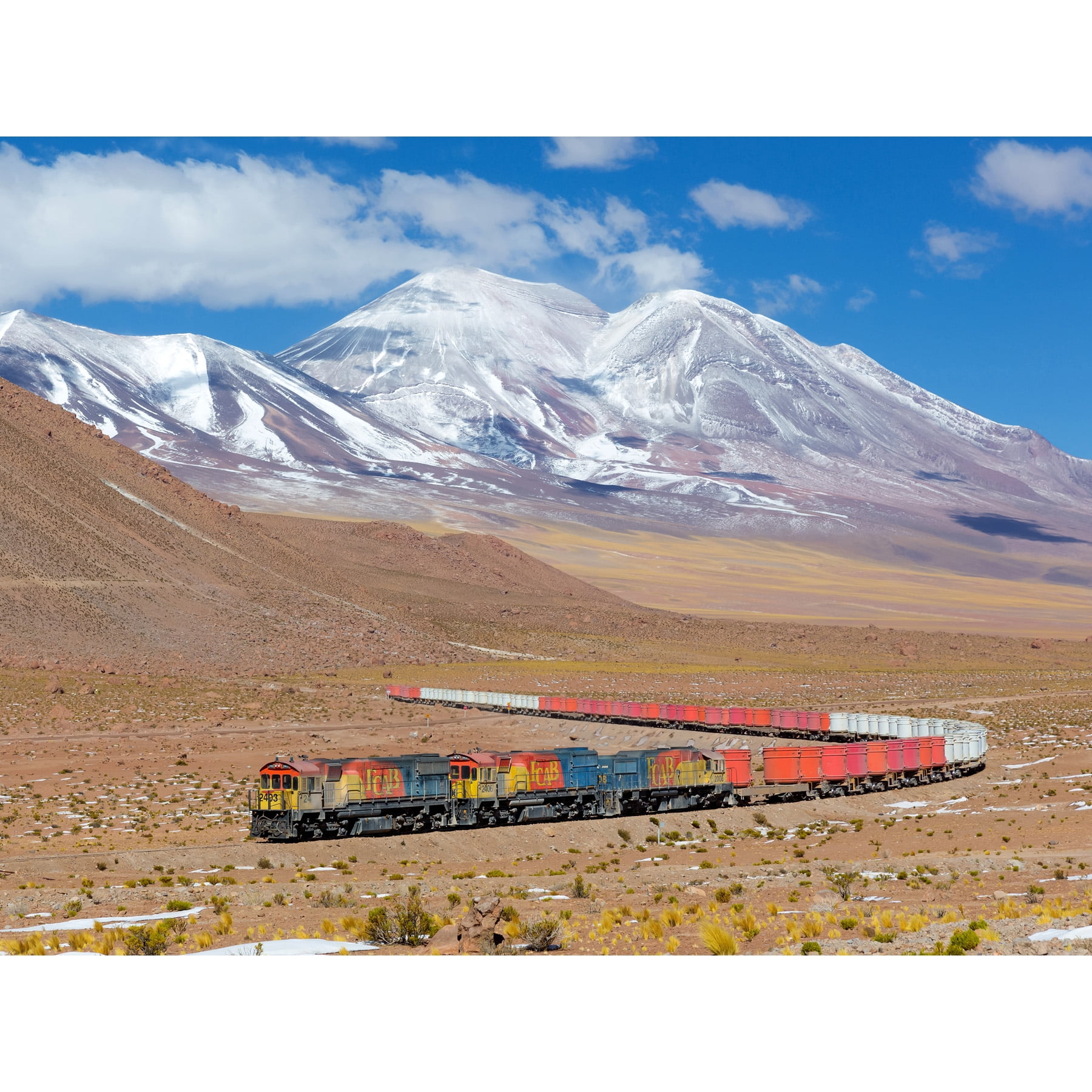 Gubler South American Bucket Train San Pedro Volcano Photo Extra Large ...