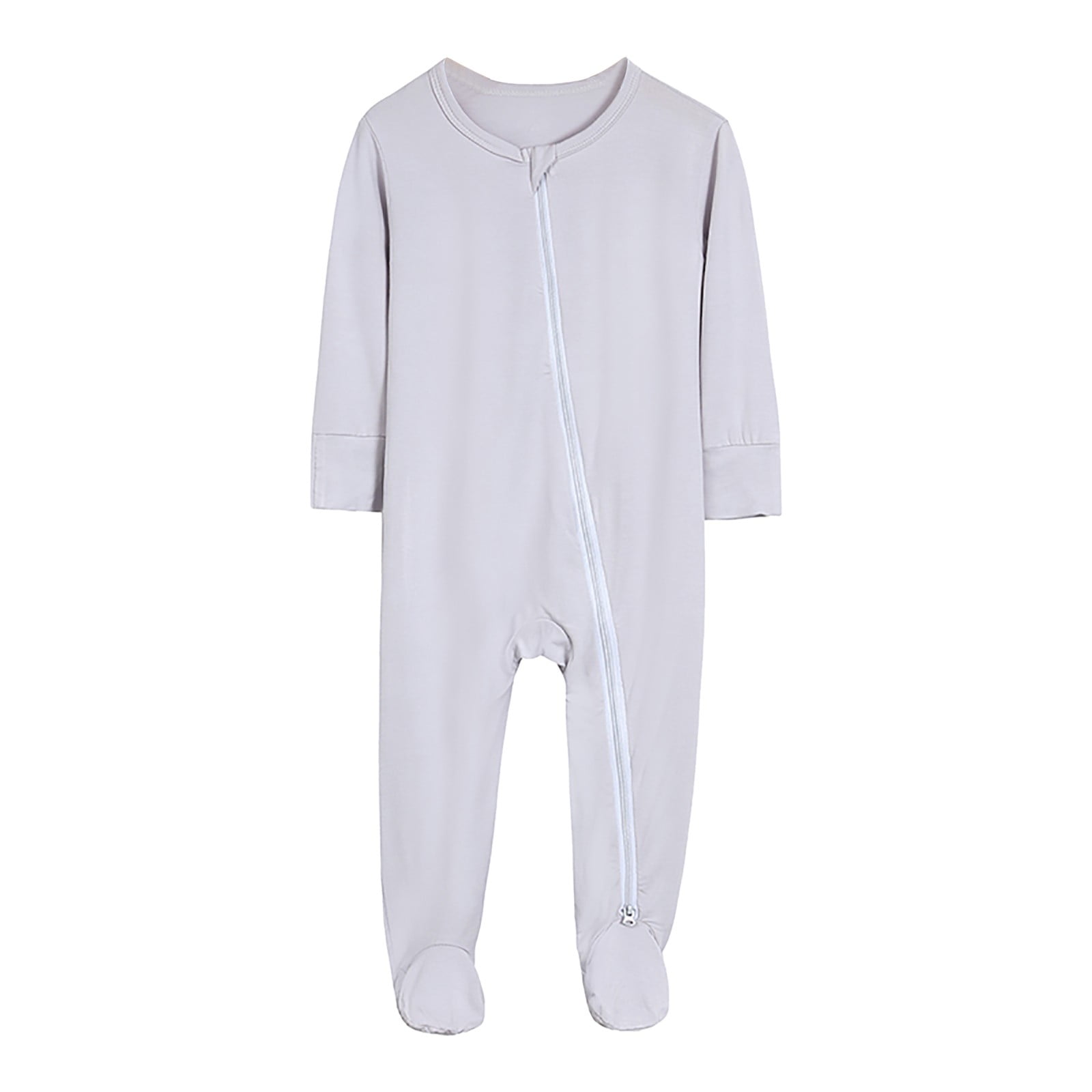 Gubotare Baby Boy Clothes Long Sleeve Baby Girls Footed Pajamas Zip ...