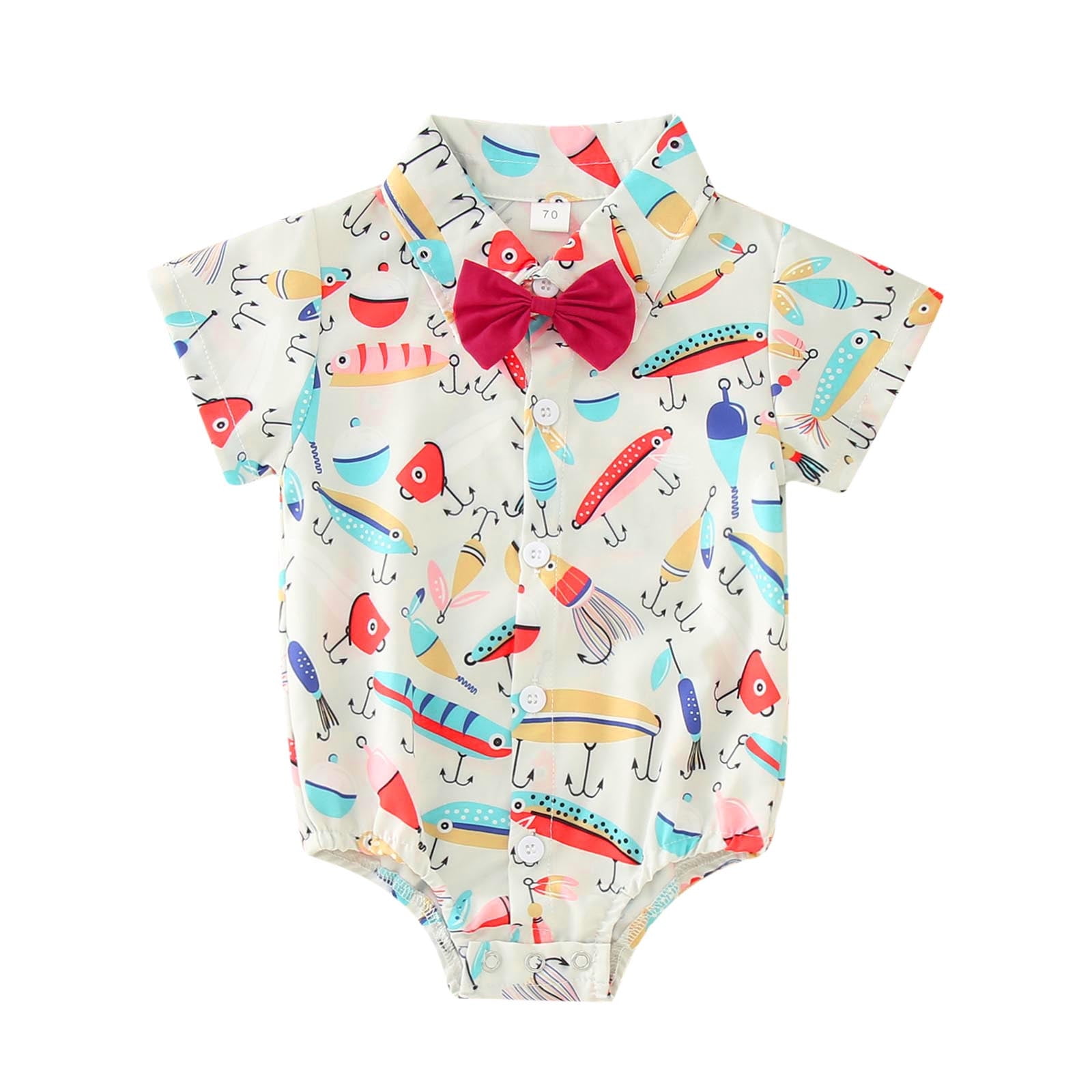 Gubotare Baby Boy Summer Clothes Baby Boys Girls Romper Funny Bodysuit ...