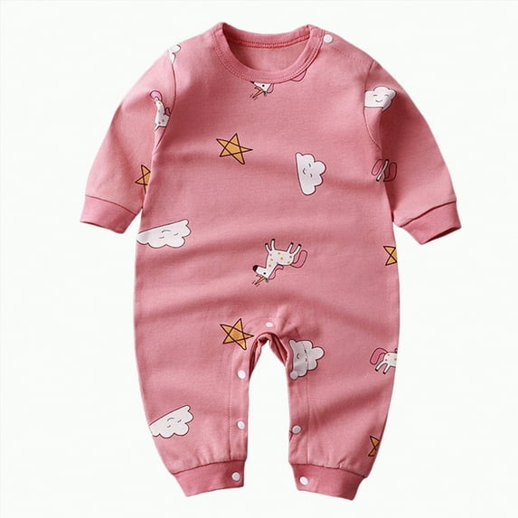 Gubotare Baby Rompers Newborn Baby Boy Girl Outfit Long Sleeve Knit ...