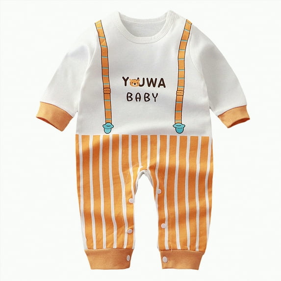 Gubotare Baby Rompers Unisex Newborn Baby Boy Girl Clothes Baby Romper ...