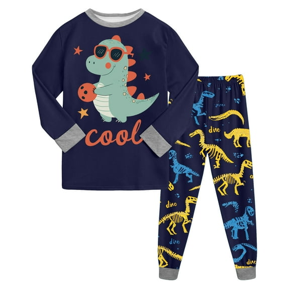 Gubotare Boys' Pajama Sets Toddler Toddler Boys Long Sleeve Pajamas ...