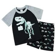 Lego Jurassic World Dinosaur Kids Short Sleeve 2 Piece Pajamas Set S21B221JW - Walmart.com