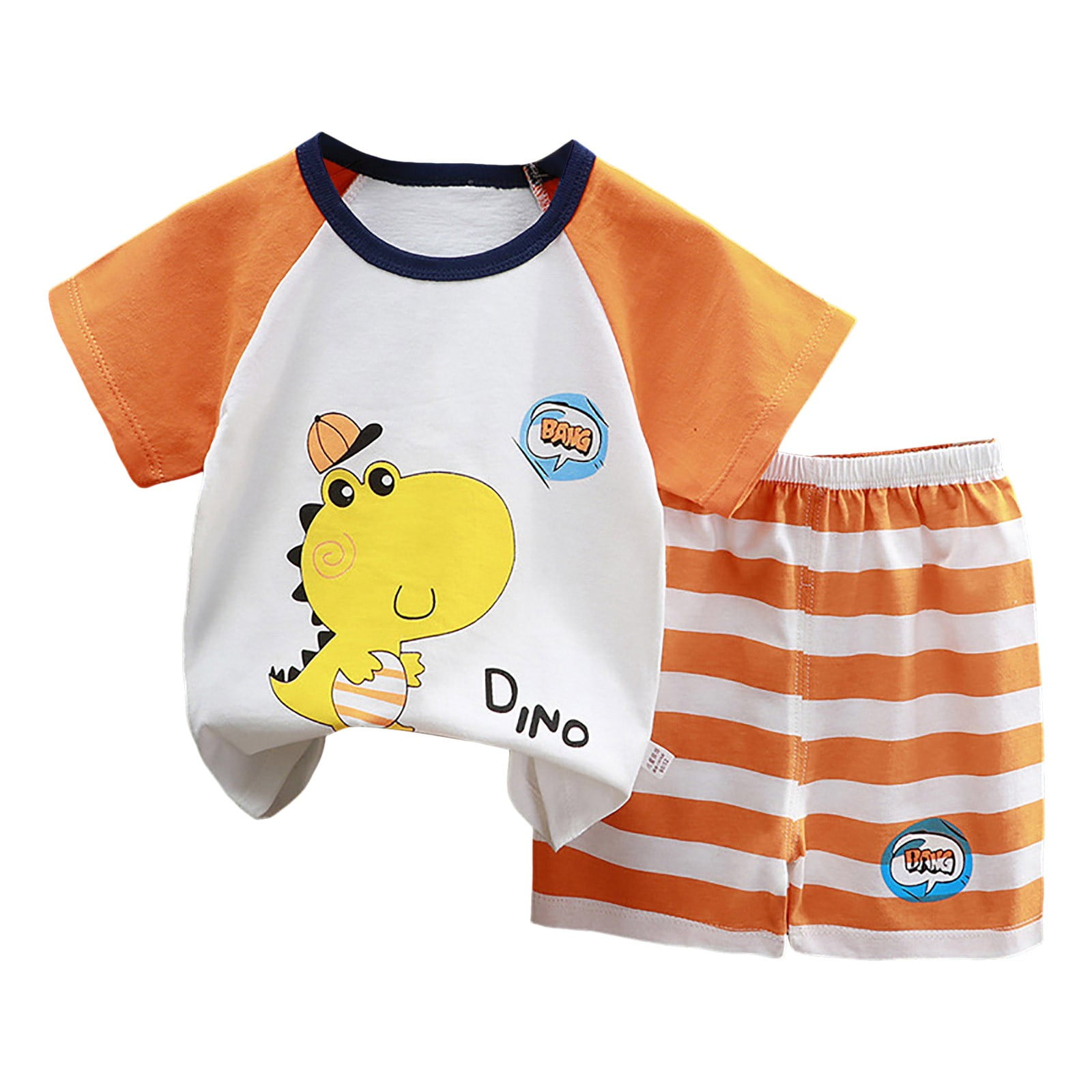 Gubotare Boys Shorts Sets Boys Athletic T-Shirt Mesh Shorts Outfit Set ...