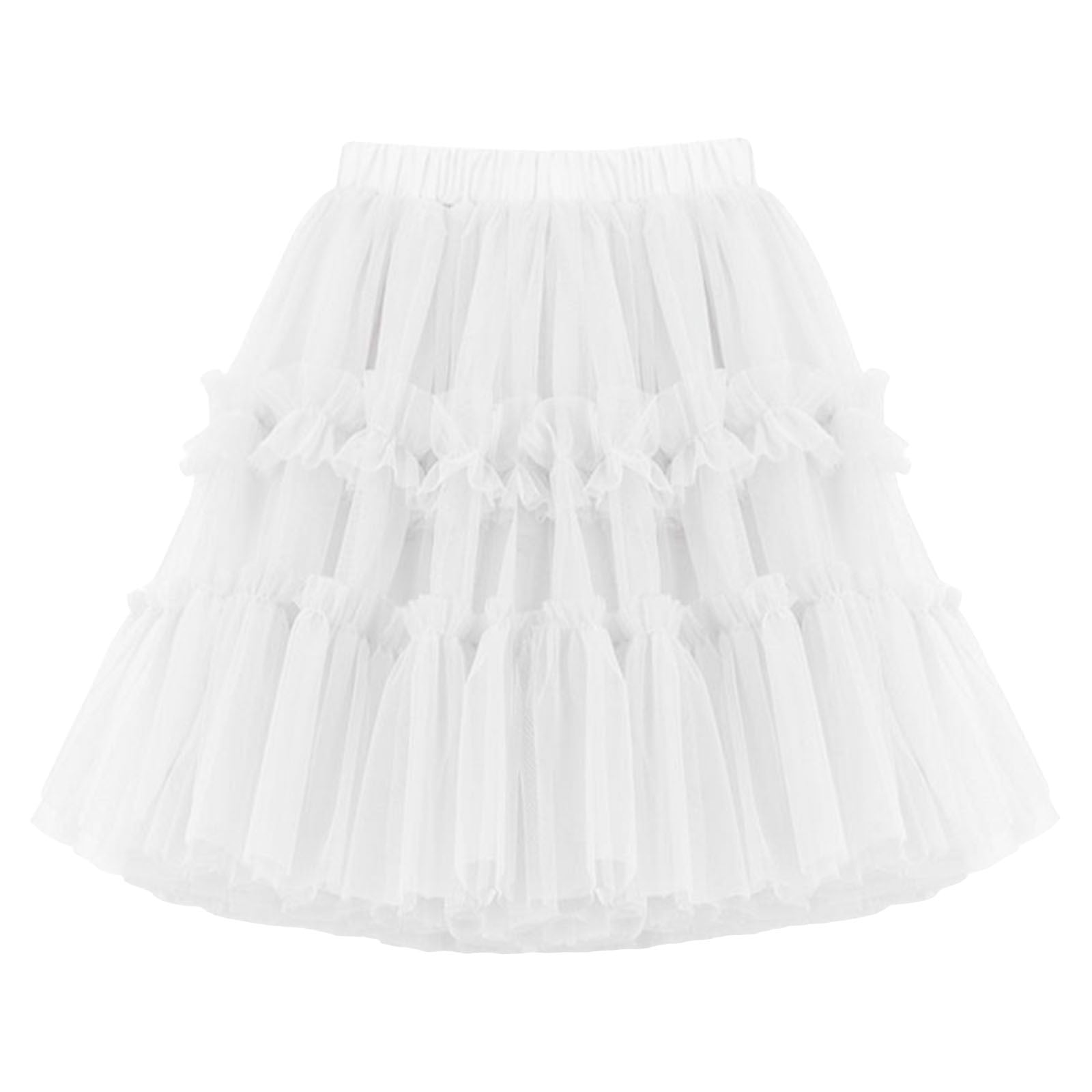 Gubotare Dance Skirts for Girls Tutus for Girls Layered Tutu Skirt ...