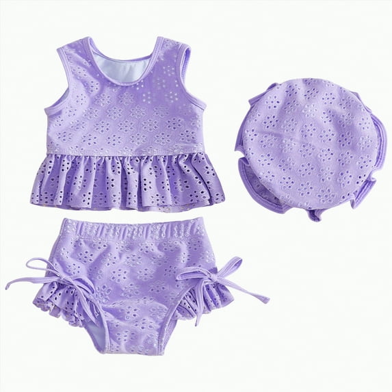 Gubotare Girl Swimsuit Toddler Baby Girls Summer Swimsuit Sleeveless ...