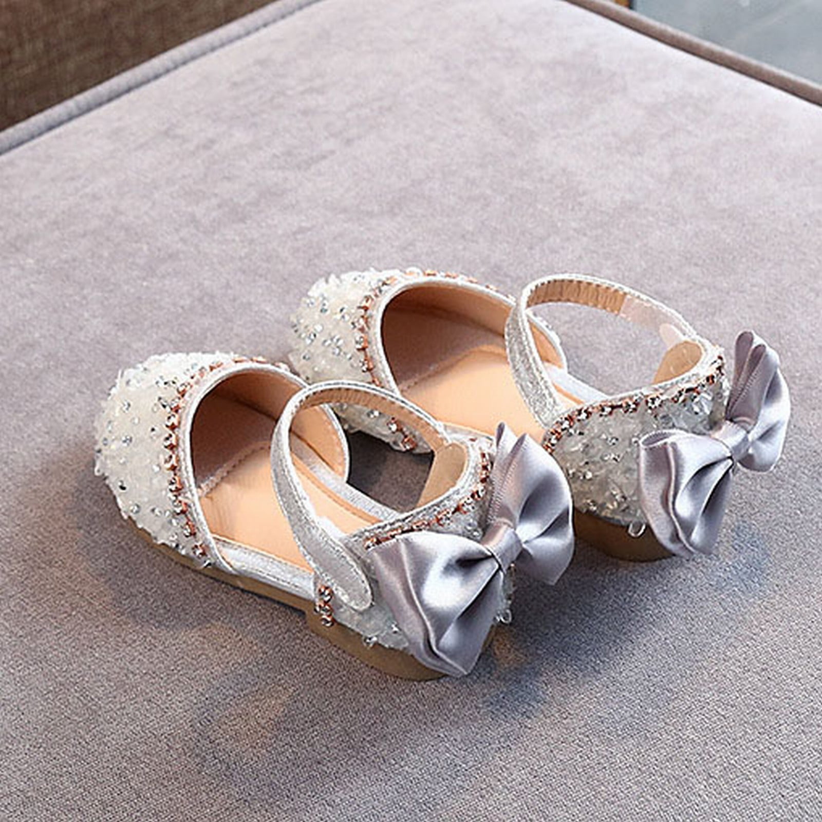 Gubotare Girls Dress Sandals Girls Sandals Princess Wedding Bow Girl ...