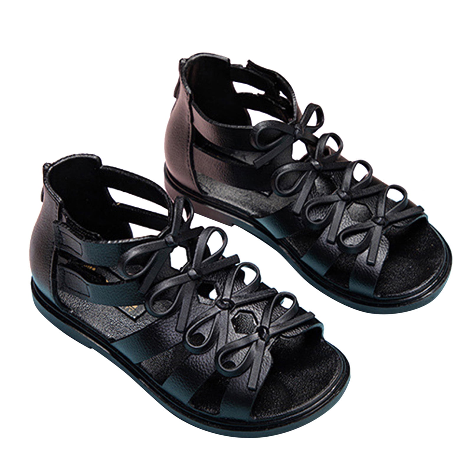 Gubotare Girls Dress Shoes Toddler Kids Heels Sandals Ankle Strap ...