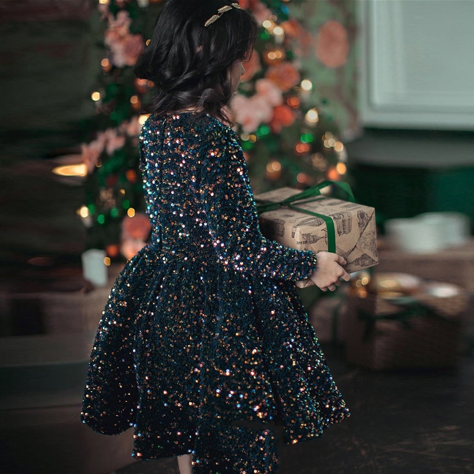 Gubotare Girls Dresses Flower Girls Dress Unicorn Rainbow Pageant ...