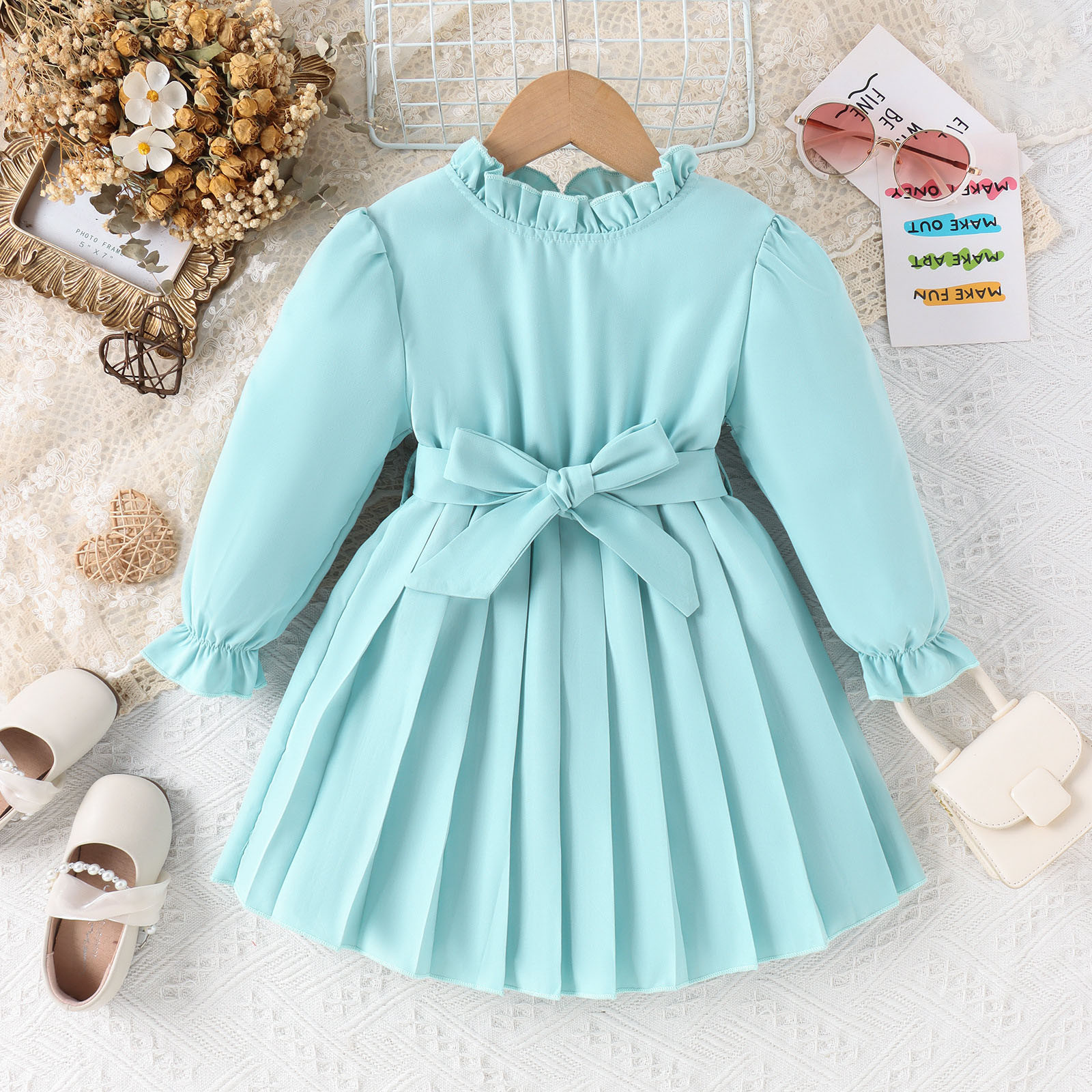 Gubotare Girls Dresses Girls Winter Dress Sundress A-Line Swing Party ...