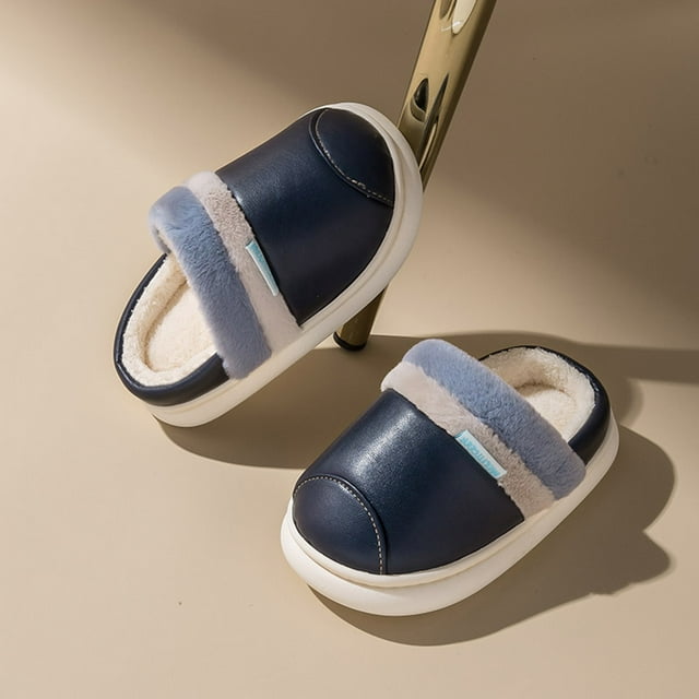 Gubotare Girls Fuzzy Slippers Baby Girl's Soft Plush Slippers Anti-Slip ...