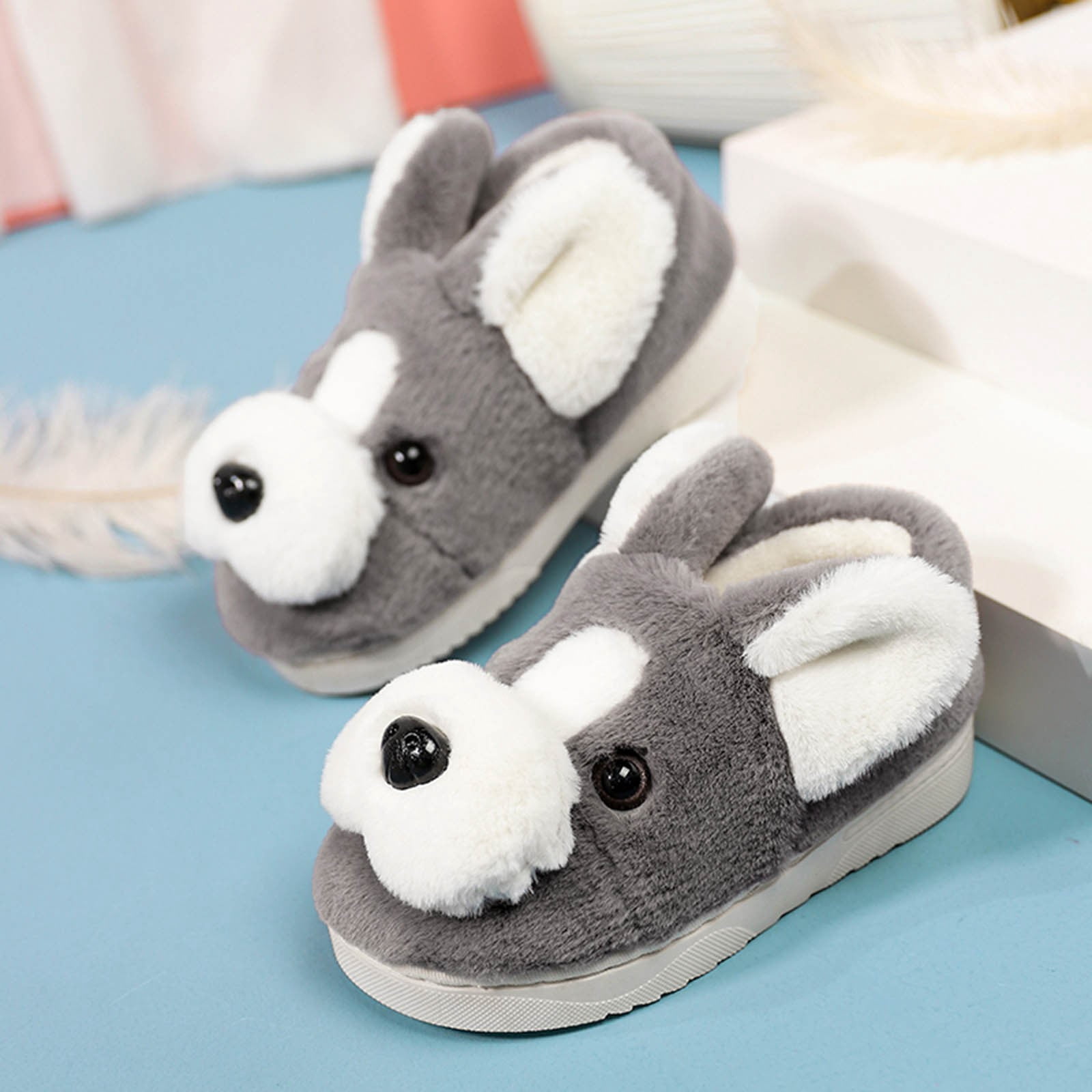 Gubotare Girls' Slippers Toddler Slippers Boys Girls House Shoes Anti ...