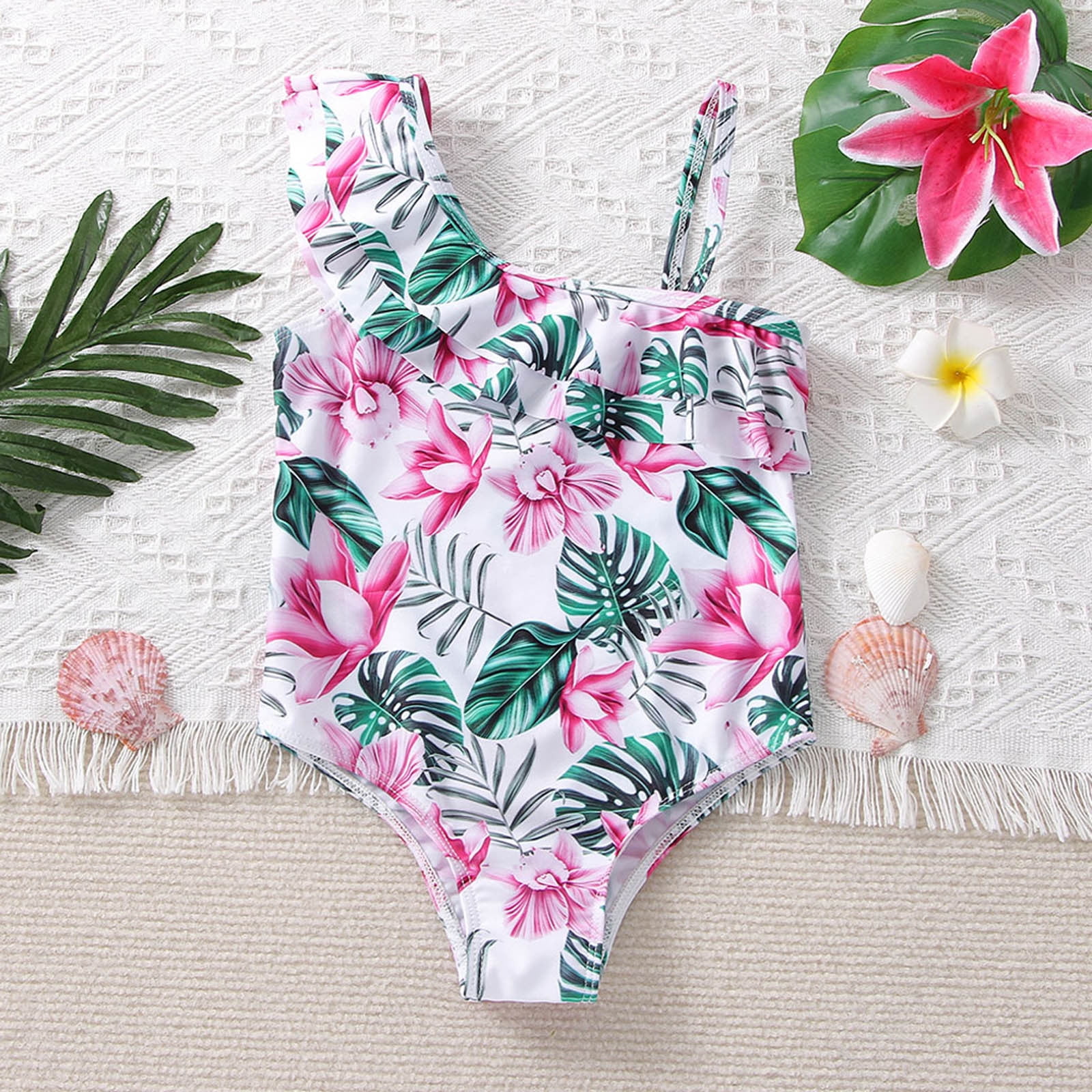 Gubotare Girls Swimsuit One Piece Girls One Piece Swimsuit Hawaiian