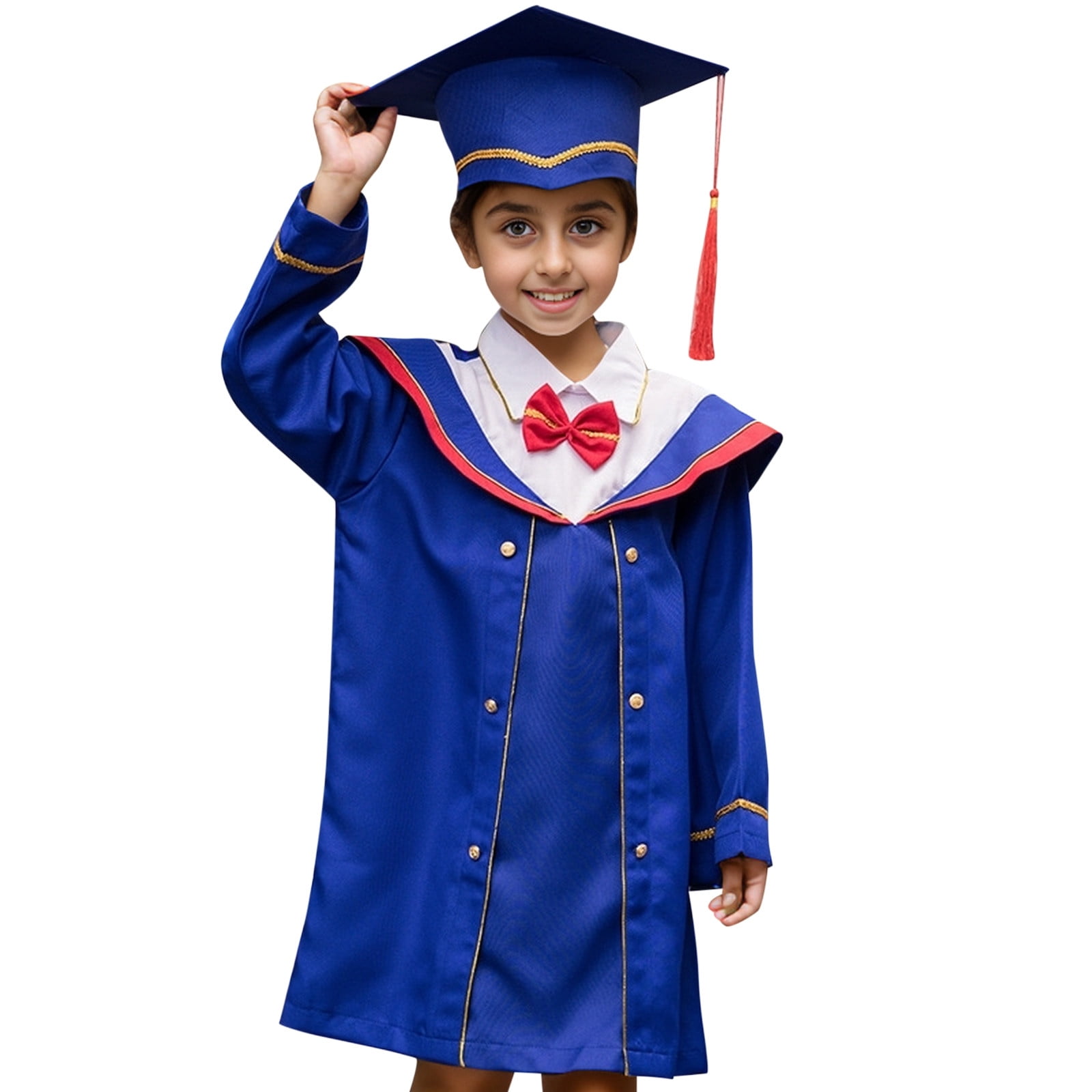 Gubotare Graduation Gown and Cap Shiny Child Graduation Cap, Gown ...