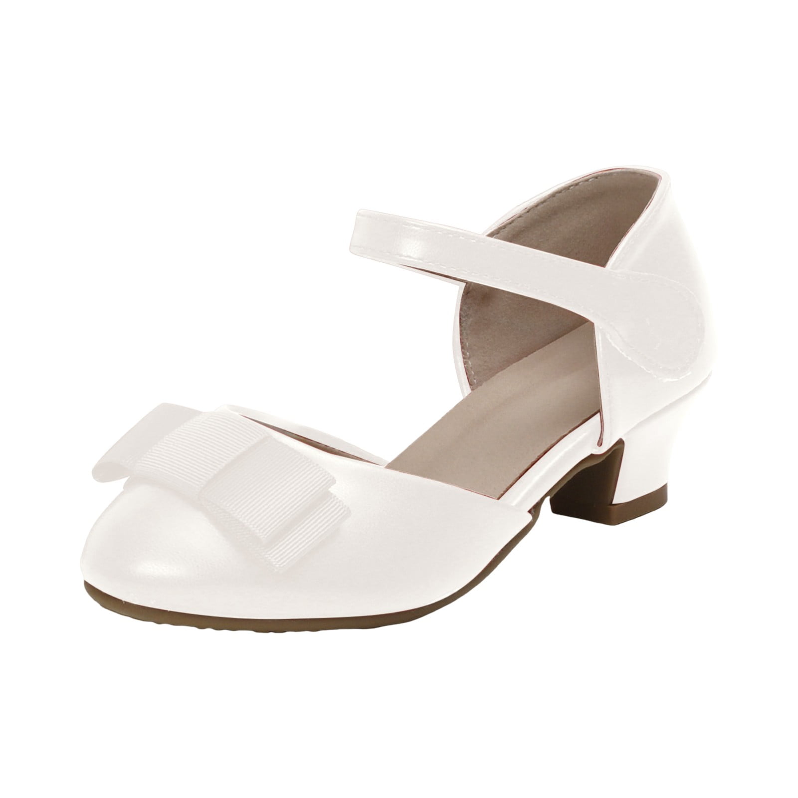 Gubotare Heels for Girls Wide Girls High Heel Dress Shoes Mary Jane ...